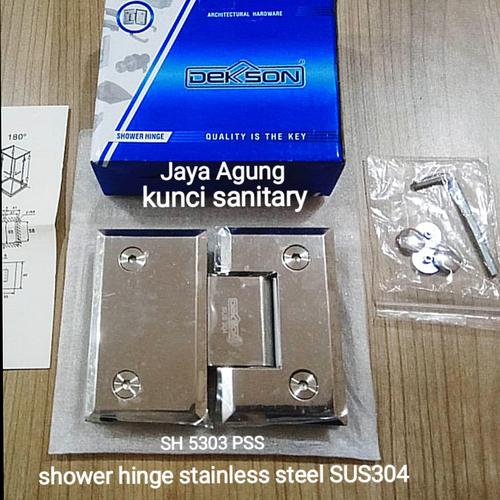 Jual Shower Hinge Dekson DKS SH 5303 GG 180 PSS Engsel Pintu Kaca ...