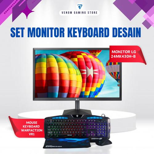 Jual Set Monitor + Keyboard Set Desain 1 - Kab. Tangerang - Venom ...