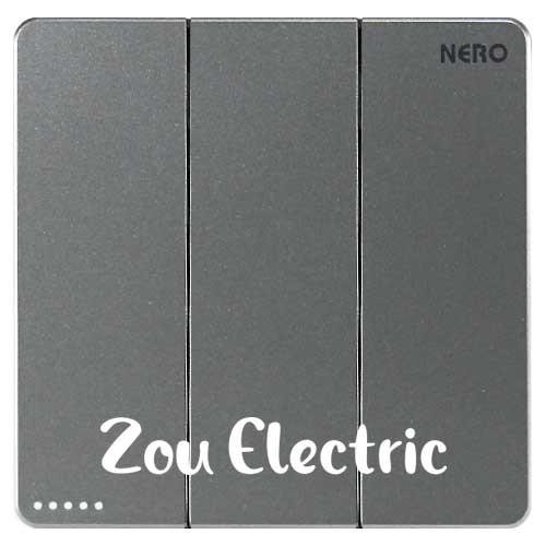 Jual NERO Saklar Triple 3 Tombol ON OFF Casa X2 Grey - X21032_2 Way ...