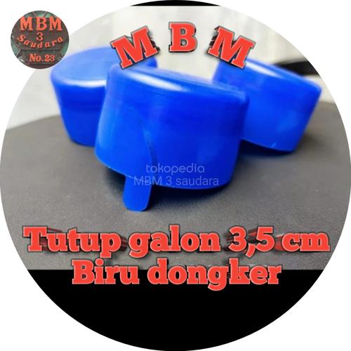 Jual tutup galon isi ulang biru dongker/tutup galon tebal air baru ...