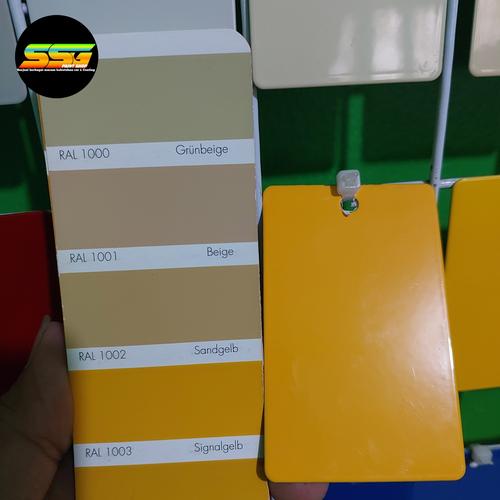 Jual Bubuk Powder Coating YELLOW RAL 1003 / KUNING BRIO (ECER, 1 Kg ...