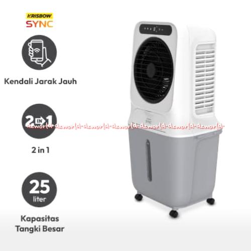 Jual Krisbow Sync 25L Smart Air Cooler AC Portable Dengan Roda ...