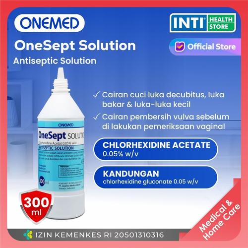 Jual ONEMED OneSept Solution 300 ml / Pembersih Luka / Cairan ...