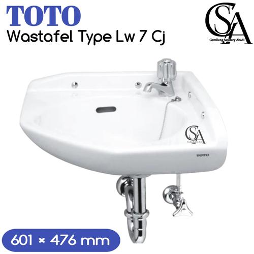 Jual Wastafel Toto LW7CJ Set Lengkap / Wastafel Sudut Toto Lw 7 Cj ...