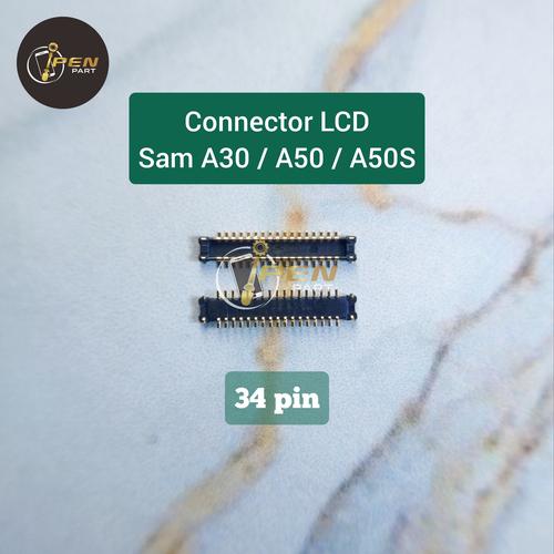 Jual Konektor LCD Samsung 34 Pin A30 A50 A50S Original Socket Connector ...