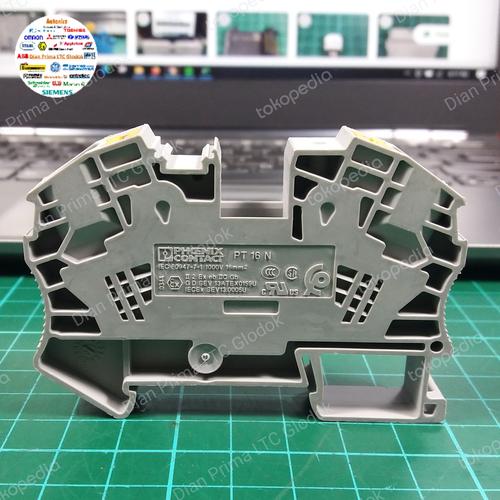 Jual Phoenix contact PT 16 N Feed through terminal block 3212138 PT16N ...