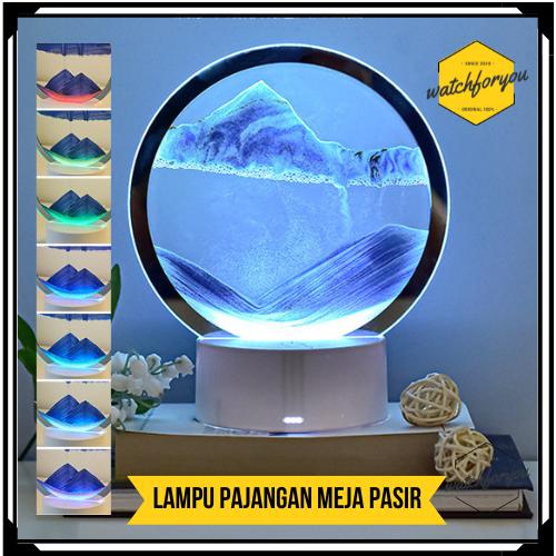 Jual Lampu Pajangan Meja Dekorasi Jam Pasir Hisap 3D Gunung Quicksand ...
