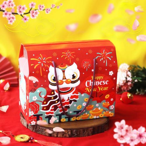 Jual Gable Box Imlek Sincia Motif Barongsai Dus Parcel CNY Size ...
