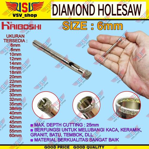 Jual Mata Bor Kaca Granit Keramik Batu Diamond HoleSaw Mata Bor Intan ...