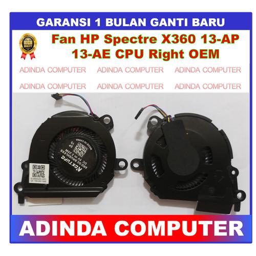 Jual Fan HP Spectre X360 13-AP 13T-AP 13-AE 13T-AE TPN-Q199 CPU Right - Kab. Bogor - Adinda ...