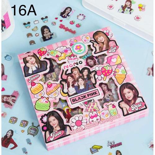 Jual Stiker 2D 100 Lembar Sticker Nono BlackPink Korea Lucu Anti Air ...