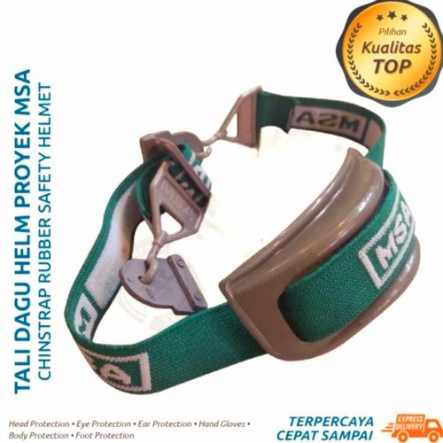 Jual Tali Dagu Helm Proyek MSA Lokal / Chinstrap Rubber Safety Helmet ...