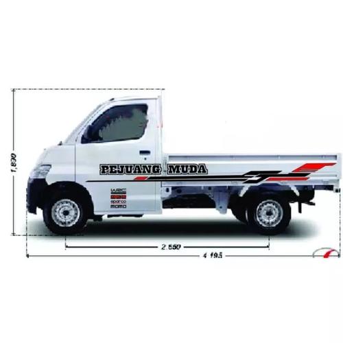 Jual sticker stiker mobil l300 stiker mobil pic up stiker list - Kab ...