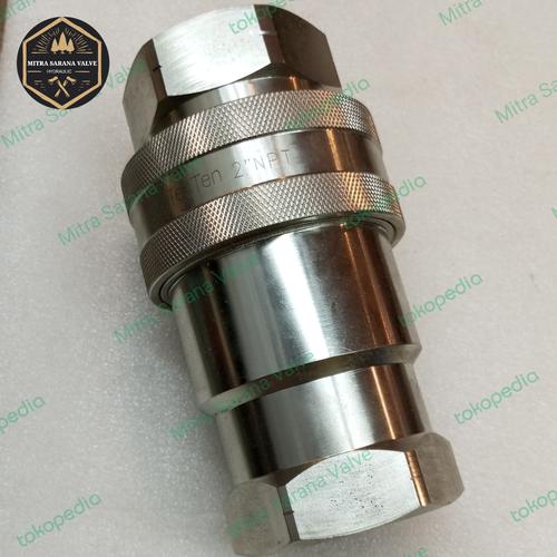 Jual QUICK COUPLER HIDRAULIC NPT 2 INCH / COUPLER HIGH PRESSURE 315 BAR ...