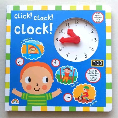 Jual RDB Click! Clack! Clock! (Buku jam dari bahan board tebal) Alfabetbook - Kota Surabaya ...