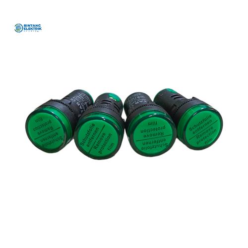 Jual Pilot Lamp LED 22mm TAB AD22-22DS 220V AC Hijau - Jakarta Barat ...