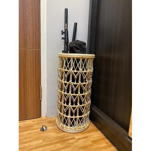Jual Umbrella rattan storage/ Tempat payung rotan/ Standing storage ...