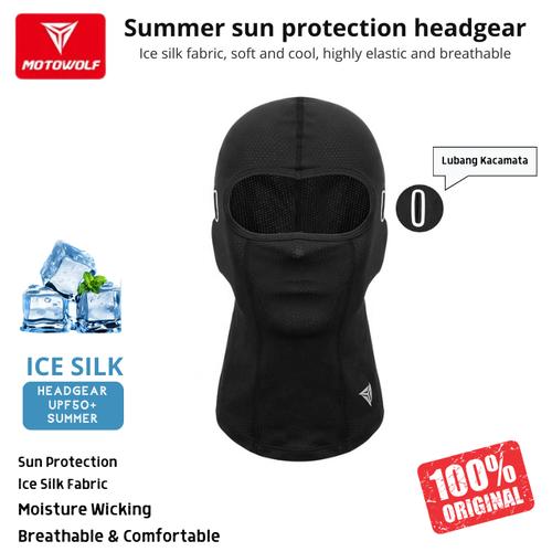 Promo Motowolf Balaclava Masker Motor Quick Dry Anti UV Original ...