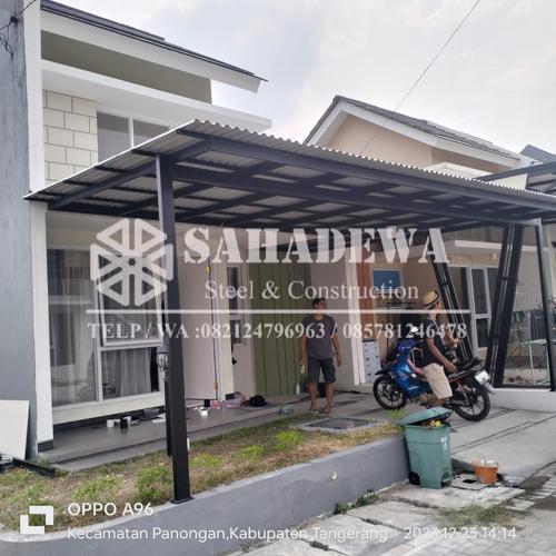 Jual Kanopi Baja Ringan Atap Rooftop - Kab. Tangerang - SAHADEWA STEEL ...