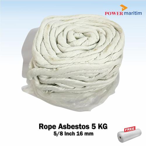 Jual Asbes Tali Asbestos Rope Warna Putih Seal Sumbu Packing Tahan ...