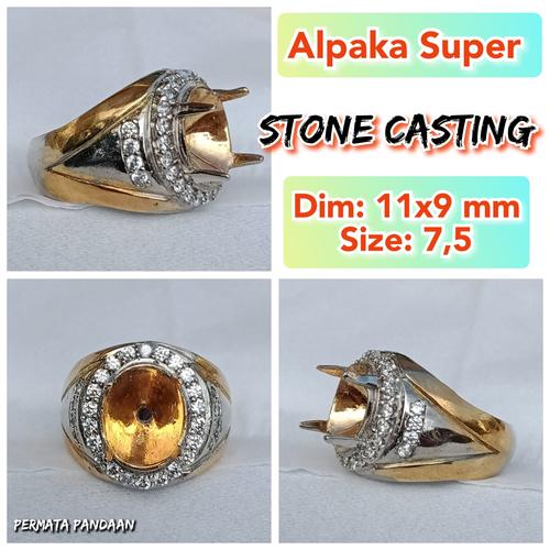 Jual emban batu mulia dan batu alam alpaka super stone casting.01 - Kab ...