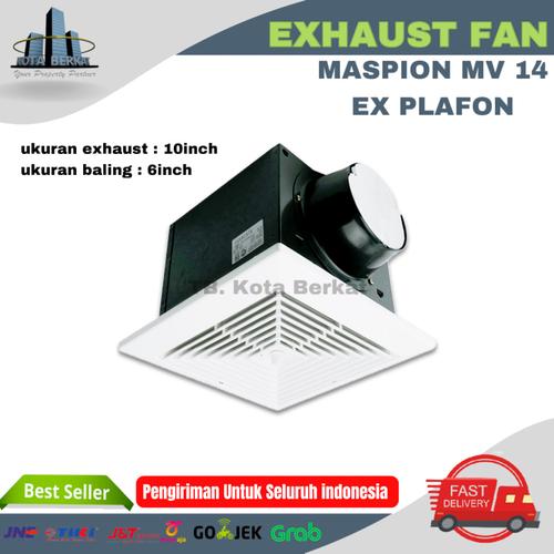 Jual EXHAUST FAN CEROBONG/ KIPAS ANGIN HISAP PLAFON MASPION MV 14 EX ...