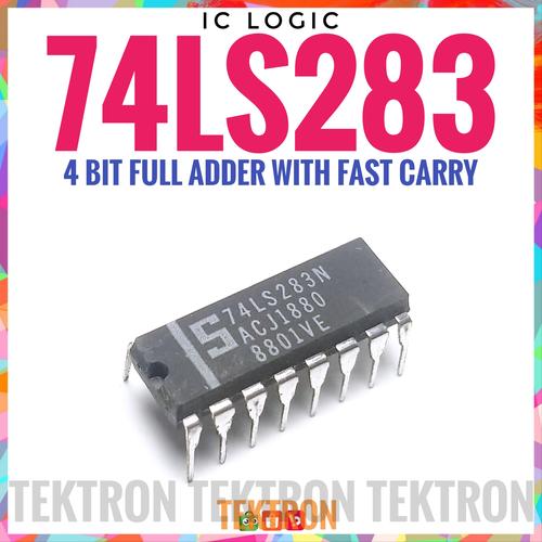 Jual IC LOGIC DIGITAL 74LS283 CD74LS283E TC74LS283P SN74LS283N 74283 - Kota Bandung - tektron ...