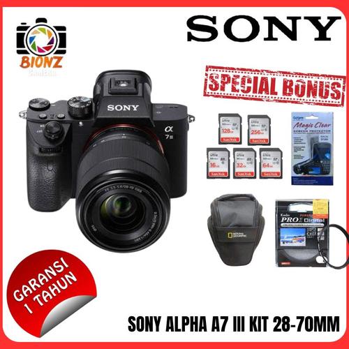 Jual SONY ALPHA A7 III KIT 28 70MM / SONY A7 MARK III KIT 28 70MM ...