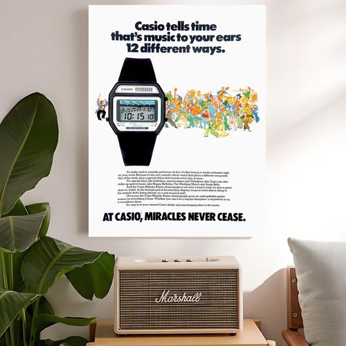 Jual " Casio, Miracle Ads " Poster Kayu (30x22) - Kota Tangerang ...