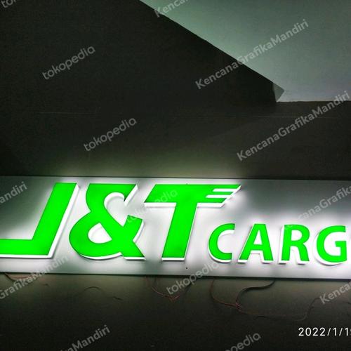 Jual Huruf timbul 3D akrilik ukuran custom LED, Huruf LED timbul ...