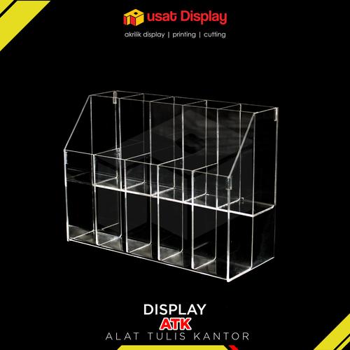 Jual Akrilik Display rak serbaguna / rak. ATK / variasi rak - Kota ...