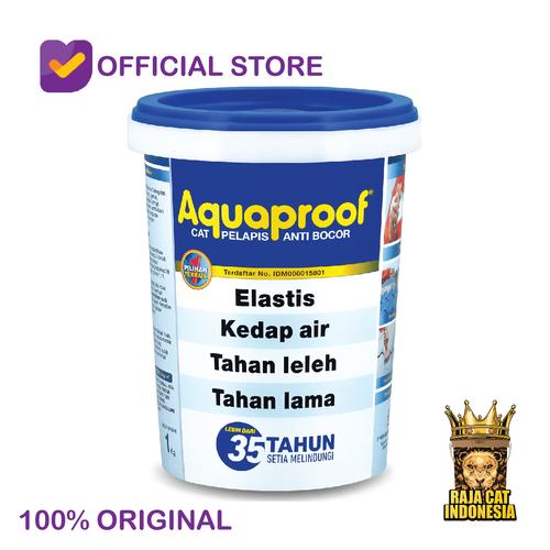 Jual Cat Tembok Pelapis Anti Bocor Aquaproof Semua Warna 1 Kg Kaleng ...