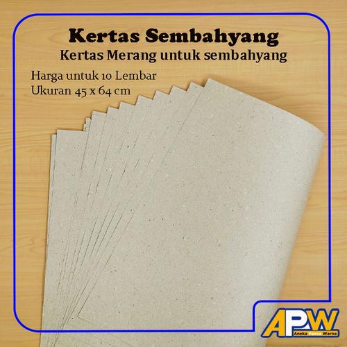 Jual Kertas Merang Untuk Sembahyang Leluhur - Jakarta Utara - Aneka ...