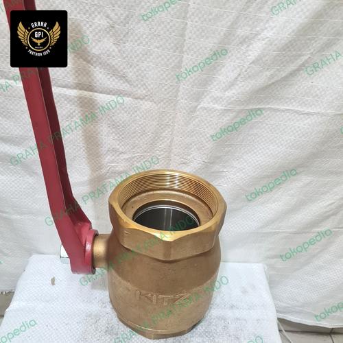 Jual BALL VALVE KITZ 4" INCH KUNINGAN 400 WOG BRASS ORIGINAL JAPAN - Jakarta Barat - GRAHA ...