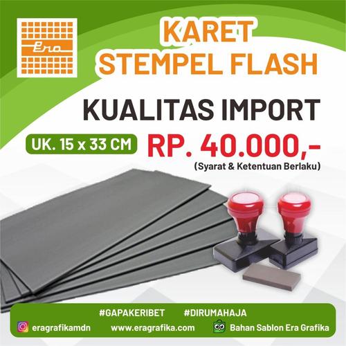 Jual BAHAN STEMPEL | KARET STEMPEL FLASH POLYCLONE UK. 15CM x 33CM ...
