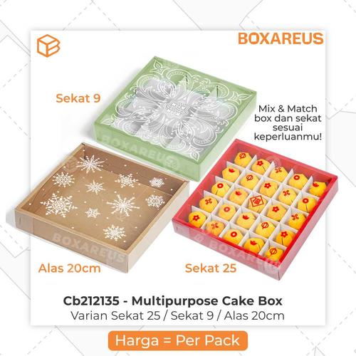 Jual CB212135 - Box Nastar Sekat Mika / Dus Kotak Sekat / Box Cookies ...
