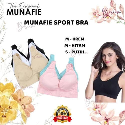 Jual Munafie sport bra / Munafie Bra (Putih, ungu muda, ungu tua) - PUTIH XXL - Kota Surabaya ...