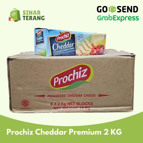 Jual Keju Cheddar Prochiz Premium Taste better 2kg GOSEND / GRAB ONLY ...