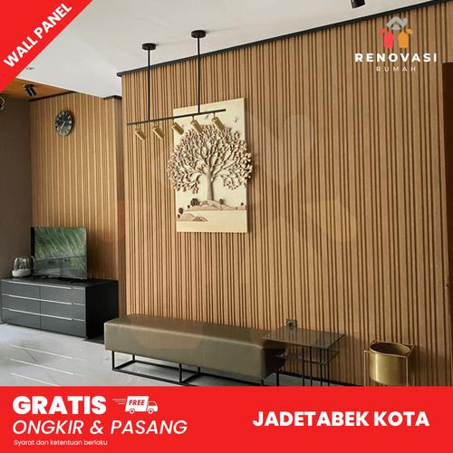 Jual Wall Panel BALIAN - Low Bar Natural Oak - F01 / Dinding Panel ...