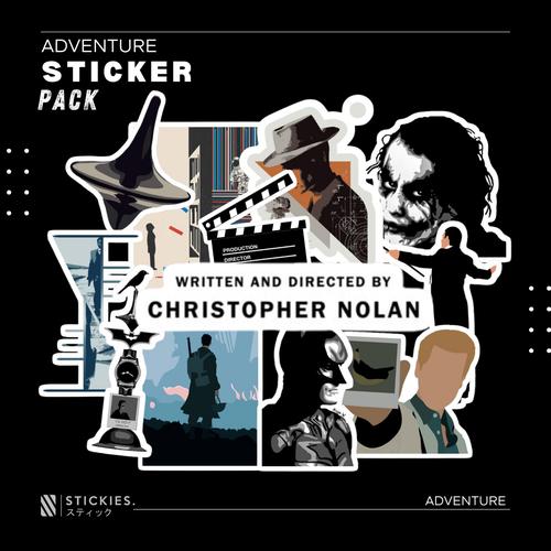 Jual Stiker/Sticker Pack "Christopher Nolan" | high quality | vinyl ...