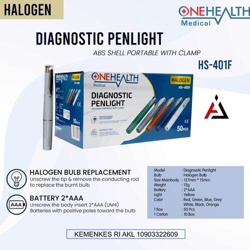 Promo Penlight Halogen Onehealth Cahaya Kuning Senter Medis - Green ...