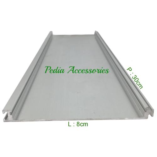 Jual PAPAN NAMA MEJA ALUMINIUM/ALUMINIUM SLIDING 1 SISI UK : 8X30cm ...
