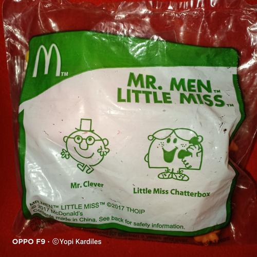 Jual happy meal Mr men little Miss Mr Clever little miss chatterbox ...