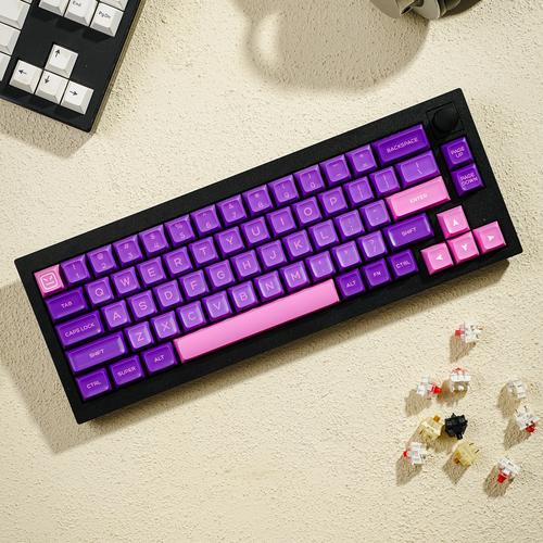 Promo Keycaps Ungu Purple For Mechanical Keyboard QSA Mirip SA Profile ...