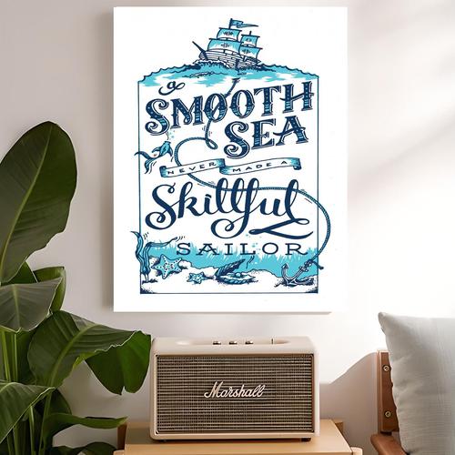 Jual " Smooth Sea, ver.2 " Poster Kayu (30x22) - Kota Tangerang Selatan ...