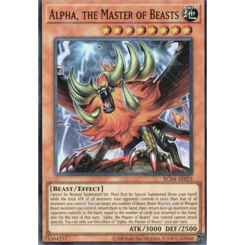 Jual Alpha, the Master of Beasts | Varian Rarity | Yugioh AE RC04-AE023 - EXTRA SECRET R ...