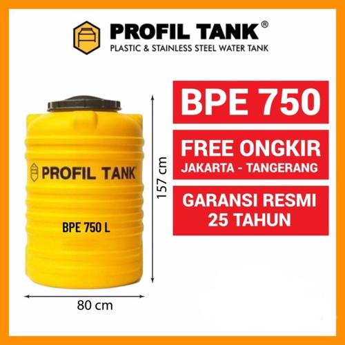 Jual PROFIL TANK BPE 750 kapasitas 750 liter tangki air toren - Jakarta ...
