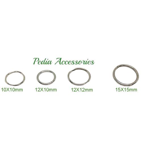 Jual Ring Medali / Ring Bulat Medali warna silver(nikel) 1gross ...