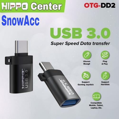 Jual HIPPO OTG Type C DD02 Usb A To Type C Super Speed Data Transfer ...