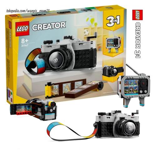 Jual Lego Creator 31147 Retro Camera - Lego Kamera Retro Jadul 3in1 ...